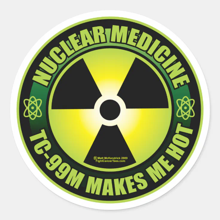 Nuc Med Tech Classic Round Sticker | Zazzle