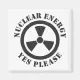 Nuclear Energy, Yes Please, Nuclear Power Invitati Magnet | Zazzle