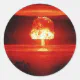 nuclear-explosion classic round sticker | Zazzle