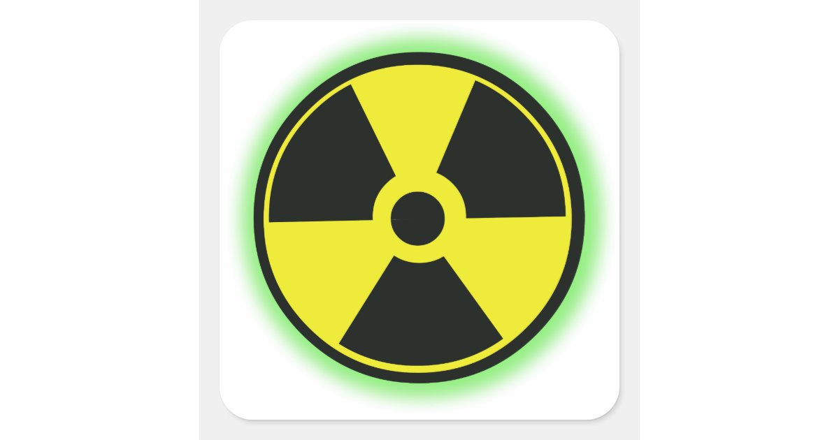 Nuclear Hazard Sticker | Zazzle