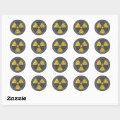 Nuclear - Radiation Sign Sticker | Zazzle