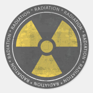 Radiation Stickers | Zazzle