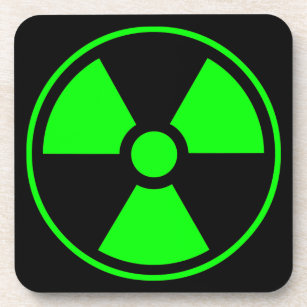 Gamma Radiation Symbol Green