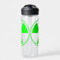 Nuclear Radioactive Radiation Symbol in green Water Bottle | Zazzle