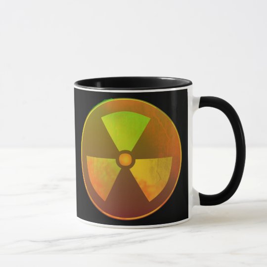 Nuclear Symbol Radioactive Glow Mug | Zazzle.com