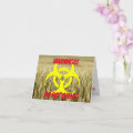 Nuclear Warning Funny Happy Birthday Card | Zazzle