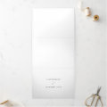 Nuestra Boda English Spanish Bilingual Wedding Tri Tri-Fold Invitation ...