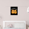 Nuggs About You Funny Food Nugget Pun Dark BG Poster | Zazzle