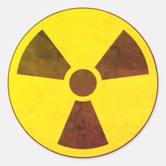 Nuke Classic Round Sticker | Zazzle.com