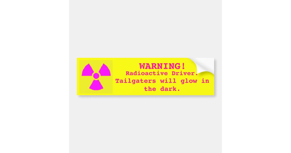 Nuke Driver Bumper Sticker | Zazzle