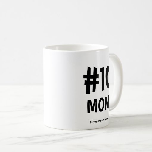 Number 10 Mom Coffee Mug | Zazzle