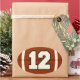 Number 12 Football Sticker. Oval Sticker | Zazzle