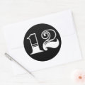 Number 12 sticker | Zazzle