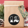 Number 12 sticker | Zazzle