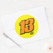 Number 13 - Sticker | Zazzle