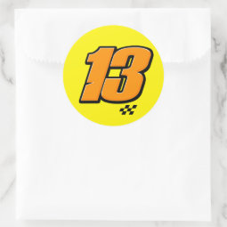 Number 13 - Sticker | Zazzle