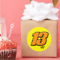 Number 13 - Sticker | Zazzle