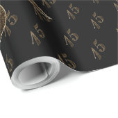 Number 15 15th Wedding Anniversary Quinceanera Wrapping Paper | Zazzle