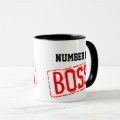 Number 1 Boss Coffee Mug | Motivational | Zazzle
