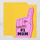 NUMBER 1 MOM HOLIDAY CARD | Zazzle