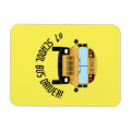 Number 1 School Bus Driver Fun Magnet | Zazzle