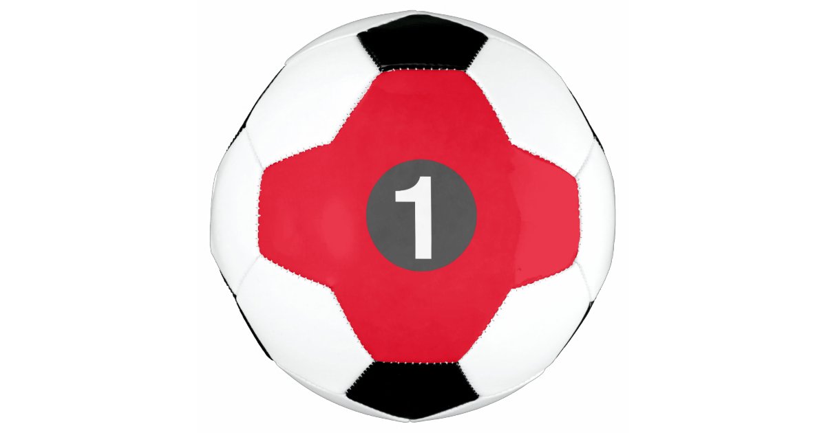 Number 1 Soccer Ball | Zazzle