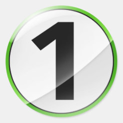 Number 1 Stickers - 100% Satisfaction Guaranteed | Zazzle