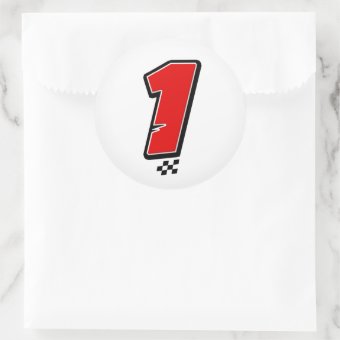 Number 1 - Sticker | Zazzle