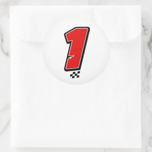 Number 1 - Sticker | Zazzle