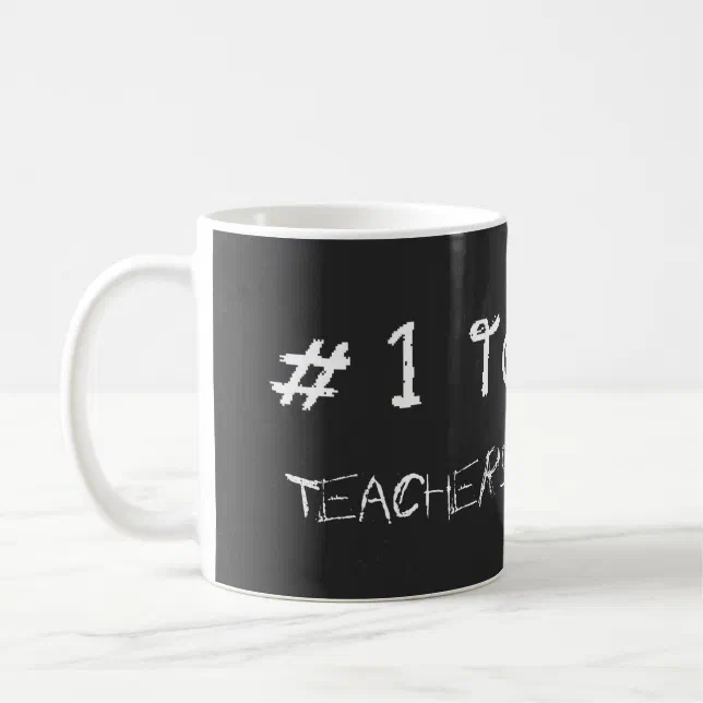 Number 1 Teacher Personalize With Teachers Name Coffee Mug | Zazzle