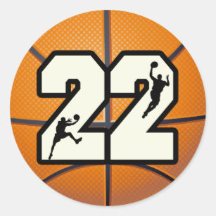Number 22 Stickers | Zazzle