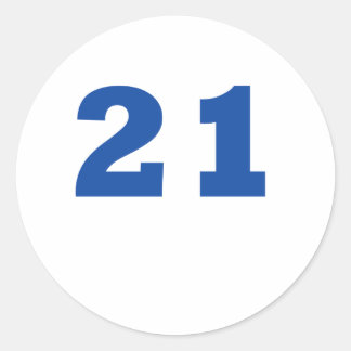 Number 22 Stickers | Zazzle