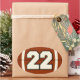 Number 22 Football Sticker | Zazzle