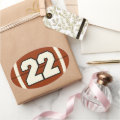 Number 22 Football Sticker | Zazzle