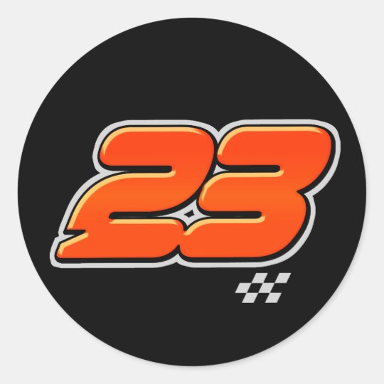 Number 23 - Sticker | Zazzle.com