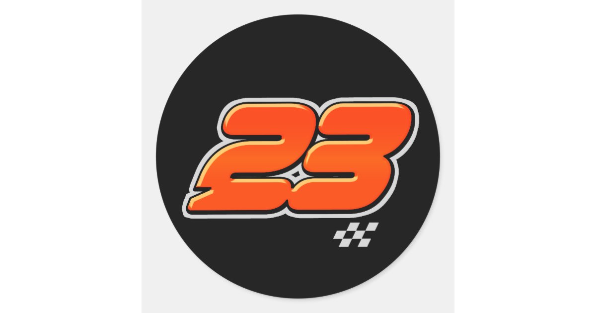 Number 23 - Sticker | Zazzle