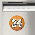 Number 24 Basketball Magnet | Zazzle