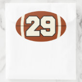 Number 29 Football Sticker | Zazzle