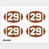 Number 29 Football Sticker | Zazzle