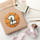 Number 2 Basketball and Player Classic Round Sticker | Zazzle