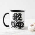Number 2 Dad Mug | Zazzle