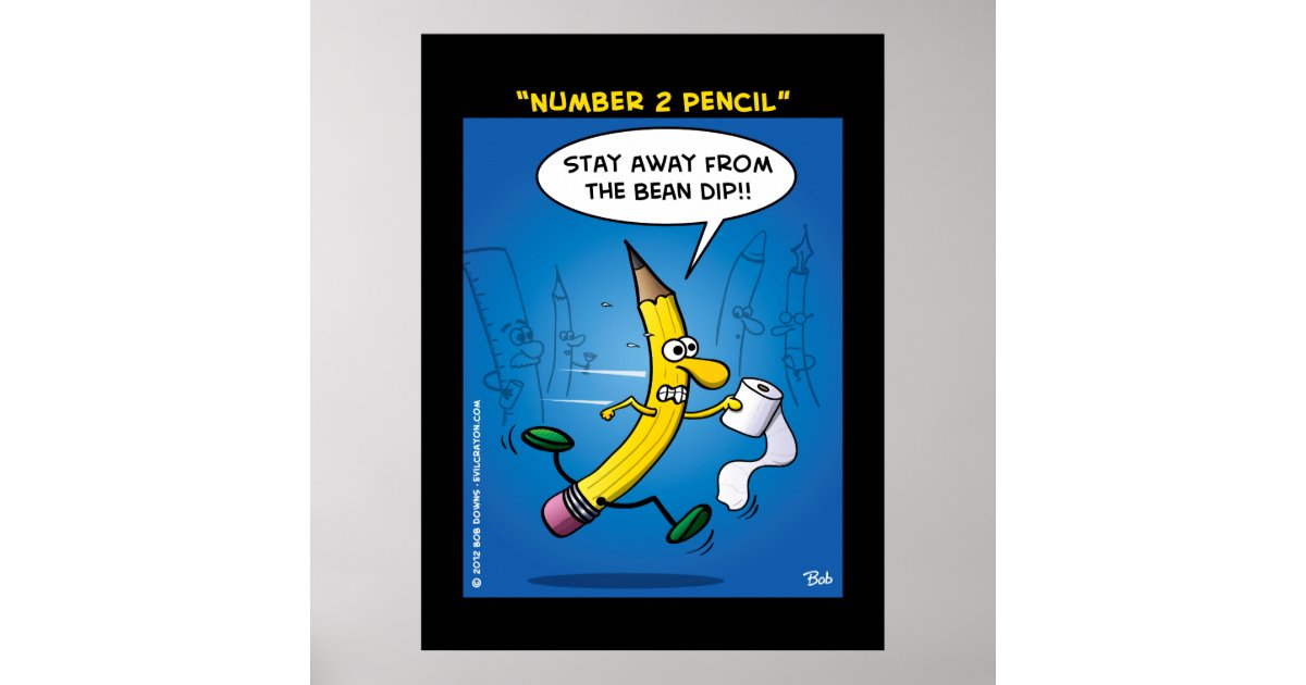 "Number 2 Pencil" Poster | Zazzle