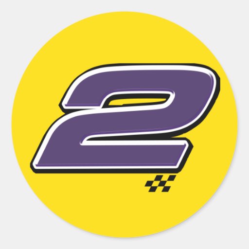 Number 2 - Sticker | Zazzle