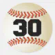 Number 30 Baseball Classic Round Sticker | Zazzle