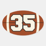 Number 35 Basketball Classic Round Sticker | Zazzle