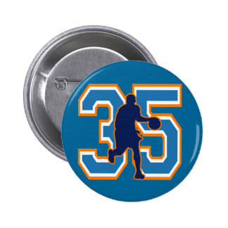 Basketball Jersey Buttons and Basketball Jersey Pins