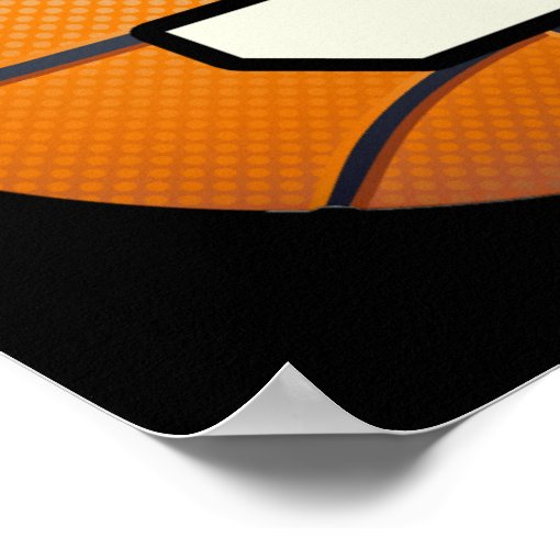 Number 3 Basketball Poster | Zazzle