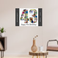 Number 43 Photo Collage for 43rd Birthday Poster | Zazzle