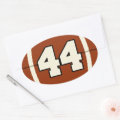 Number 44 Football Sticker | Zazzle
