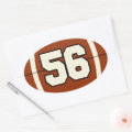 Number 56 Football Sticker | Zazzle